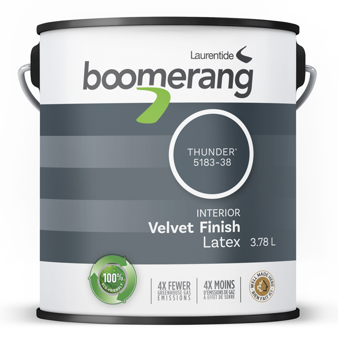 BOOMERANG Recycled Paint - Interior - Thunder 518338L19 | RONA