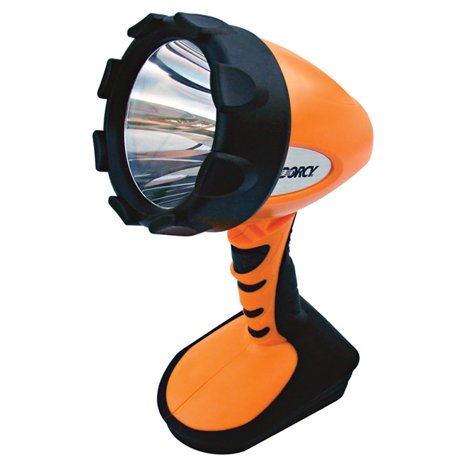 DORCY Portable Spotlight - Swiveling Base - Orange 41-4296 | RONA