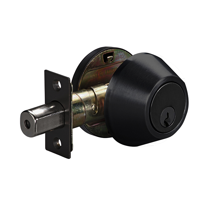 FACTO Dead Bolt - Single Sided - Matte Black LT14910-F | RONA