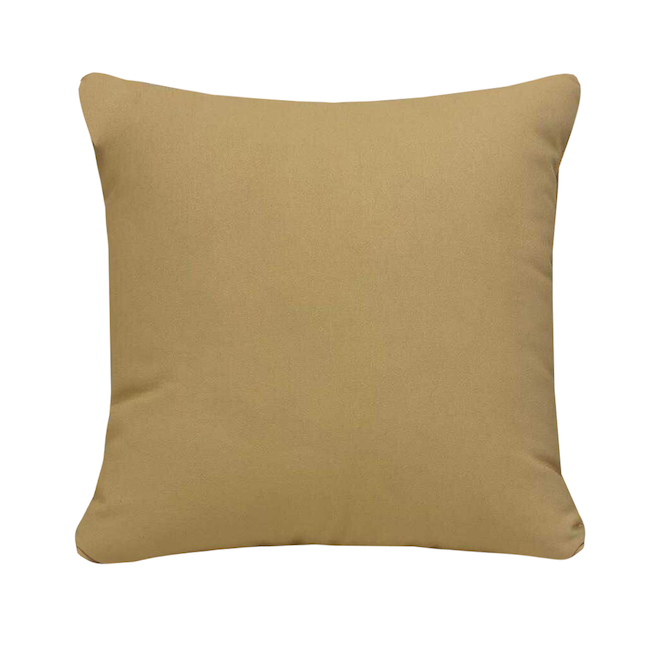 LANDON&CO Landon & Co. 16 x 16-in Mustard Yellow Outdoor Polyester ...