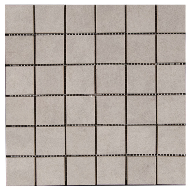 Mono Serra Porcelain Mosaic Tiles in Vega Grigio - Indoor and Outdoor ...