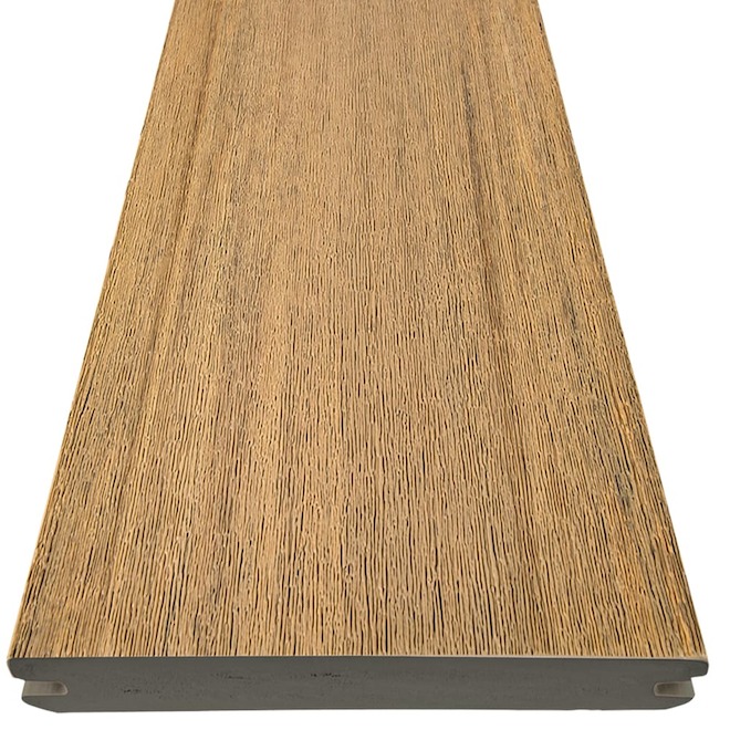 TimberTech Azek Weathered Teak 12-ft VC Grooved Decking Board ...