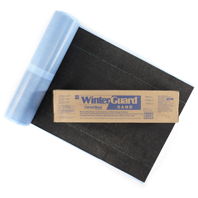 WinterGuard Waterproofing Shingle Underlayment with Granular Finish - 3 ...
