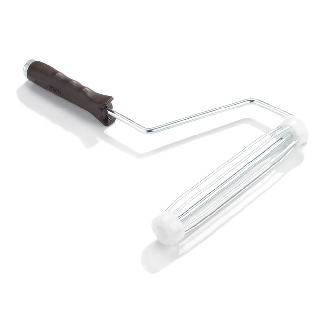 Uberhaus - Roller Frame - Plastic Handle - 5 Wires - 9 1/2" - Black | RONA