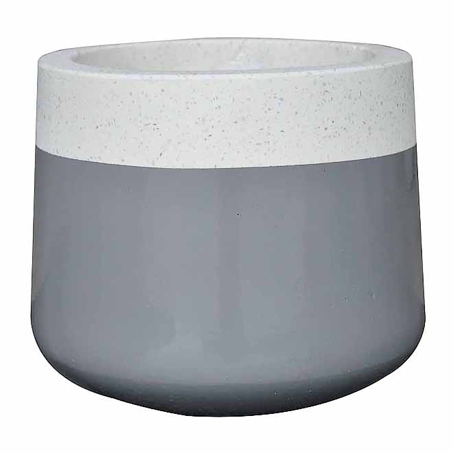 Garant(R) Maxim Planter Kit - Ceramic - 3 Pieces - Terazzo/Grey ...