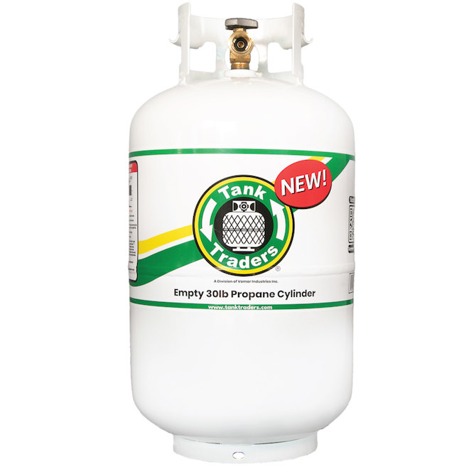 Tank Traders Empty Propane Cylinder in Steel - 30-lb 30NEW | RONA