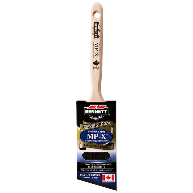 Bennett Paint Brush - Expert Plus - Nylon-Polyester Blend - Angular - 2 ...