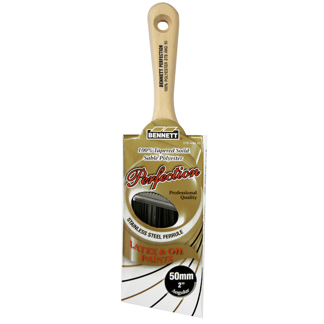 Bennett Perfection Paint Brush - Polyester Bristles - Wood Handle - 2 ...