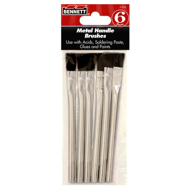 Bennett Brushes with Metal Handles - 6-Piece | RONA