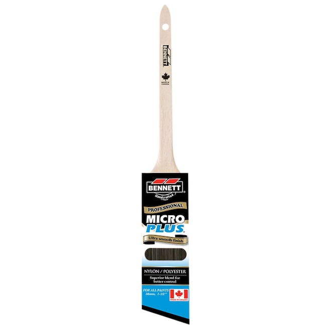 Bennett Micro Plus 38 mm Angular Paint Brush with Thin Handle | RONA