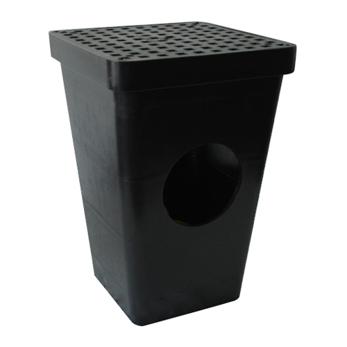 TUFF-TITE Tuf-Tite 2-Hole Catch Basin - Polyethylene - 11-in L x 11-in ...