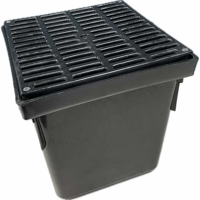 Fosse de retenue avec couvercle Fibro-Drain Armtec 12 x 12 x 12 po ...