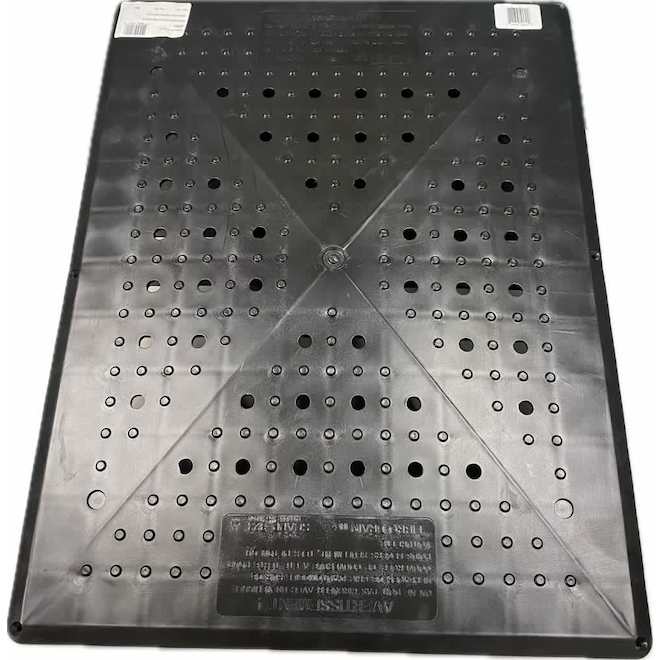 Armtec Fibro-Drain Basin Lid in Black Plastic - 19 x 25-in XFD8501 | RONA