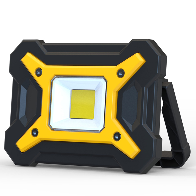 RONA LED Plastic Worklight 20W Battery-Operated - Rechargeable - Black ...