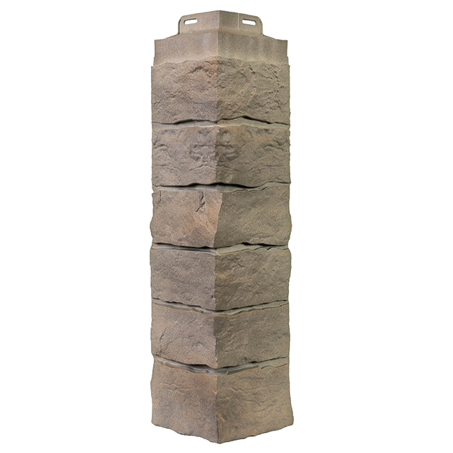 Novistone Dry-Stacked Polymer Cornerstones - Smoke Grey 120140004E | RONA