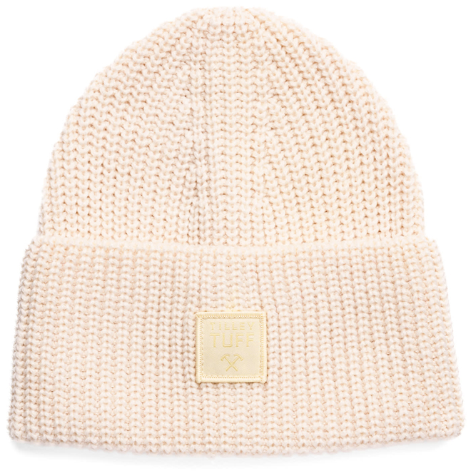 Tilley Tuff Wool Cuffed Beanie for Women - Medium - Greige ...