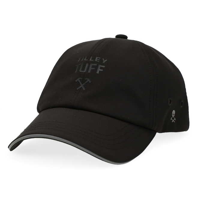 Tilley Tuff Tech Baseball Cap Unisex in Black Polyester with Logo ...