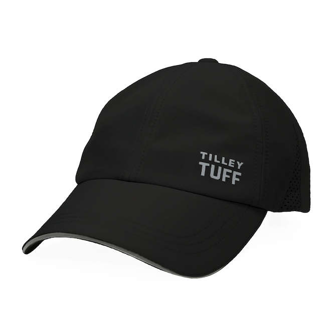 Tilley Tuff Tech Baseball Cap for Women in Black Polyester with Mesh ...