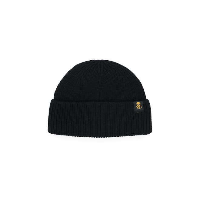 Tuque ajusté Tilley Tuff pour hommes en laine mérinos noir avec logo ...