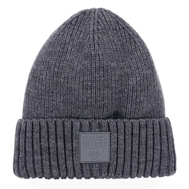 Tilley Tuff Work Beanie for Men in Charcoal Lined Wool - Small/Medium HR6HT5039707146 | RONA