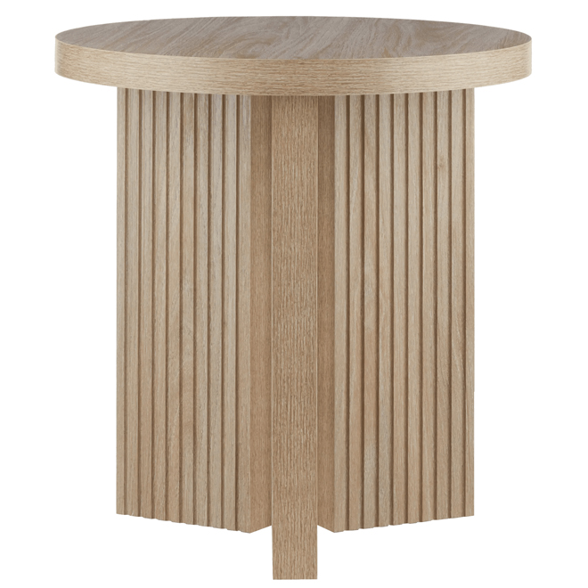 Bouclair 45 x 45 x 48 cm Taupe Side Table 9407232 | RONA