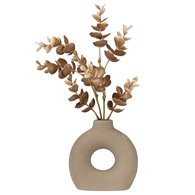 Bouclair Ceramic Vase 9.75 x 4-in - Beige 9407889 | RONA