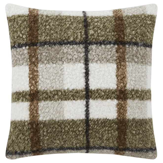 Bouclair Ramsay Throw Pillow 20 x 20-in - Plaid 9408469 | RONA