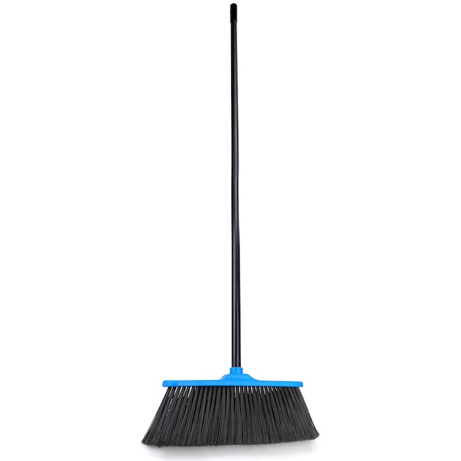 VALU+ Straight Broom with PET Bristles and Metal Handle - 12 x 50-in ...