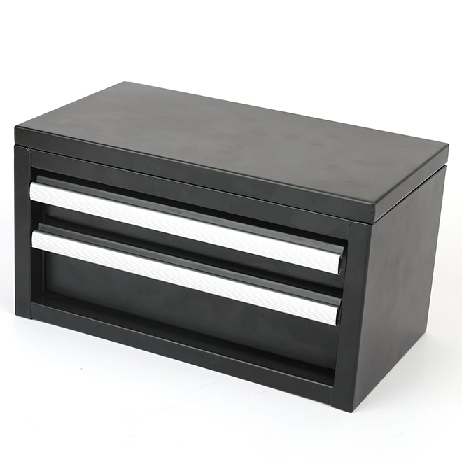 RONA Mini Tool Box with Drawers in Black Steel - 11 x 6 x 6-in 24 ...