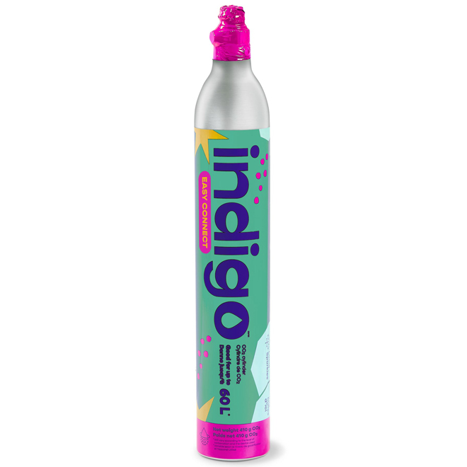 Indigo Soda EASY-CONNECT CO2 Cylinder Turquoise - 60-L 627987812039 | RONA