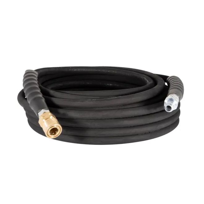 BE Power Equipment Pressure Washer Hose of 50-ft - Black | RONA