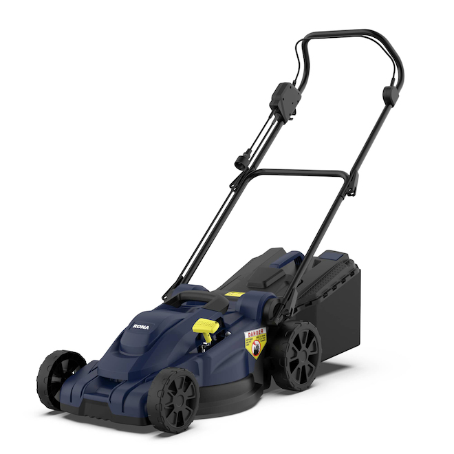 RONA Electric Push Lawn Mower with 16-in Cutting Deck and 13 A Motor ...