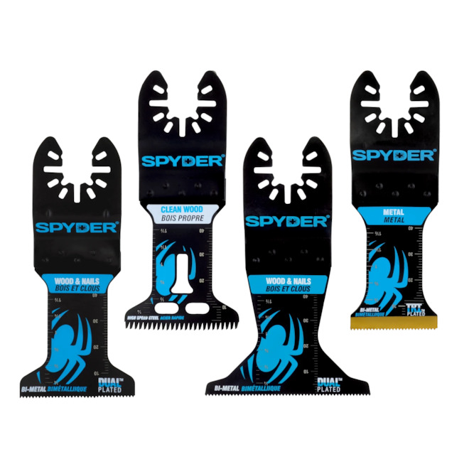 Spyder Oscillating Tool Blade Set in Bi-Metal 2-in - 5-Piece 70000 | RONA