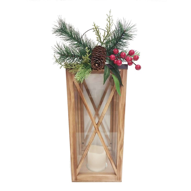 CELEBRATIONS BY L&CO Celebrations BY Landon & Co. Wood Lantern with LED ...