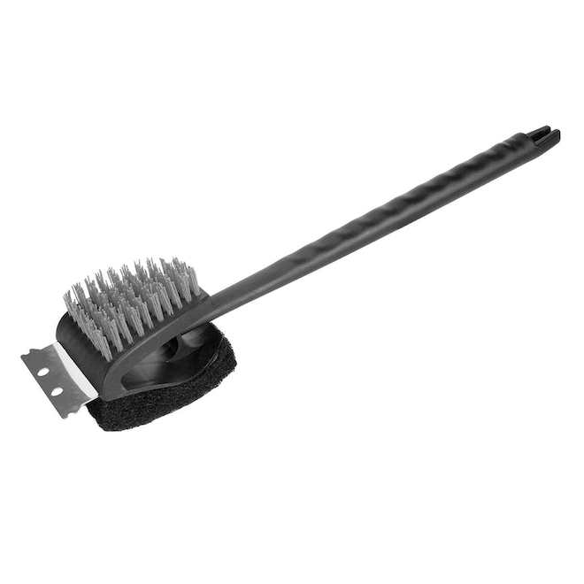 VALU+ Cleaning Brush for BBQ 18-in - Black VBQ-RN24012-PDQ | RONA