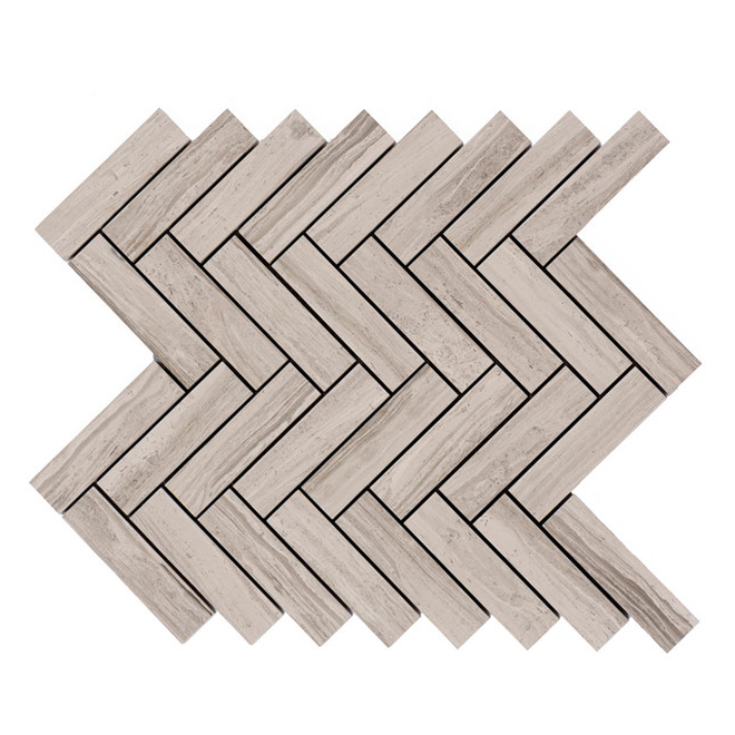 Escarpment 12-in x 12-in Beige Stone Mosaic Floor and Wall Tile - 10 ...