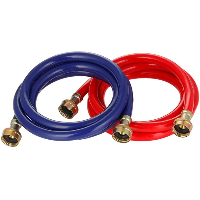 VALU+ Set of 2 Hoses in PVC for Washing Machines - 72-in FF3434-72 | RONA