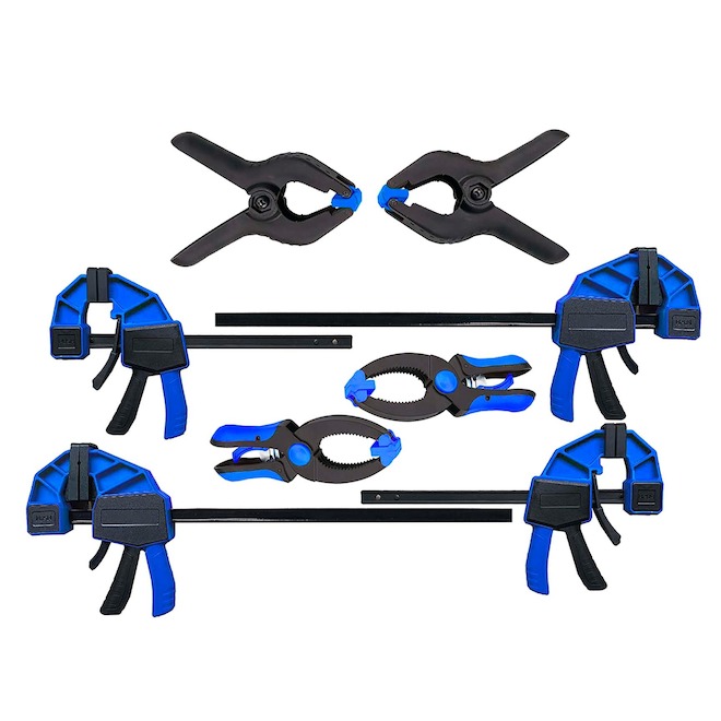 VALU+ Clamp Set Assorted in Plastic - 8-Piece HUO-207 | RONA