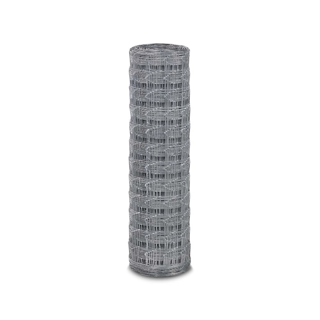 Edge Line Goat Fence in Galvanized Steel 14.5 Gauge - 4 x 330-ft 1020 ...