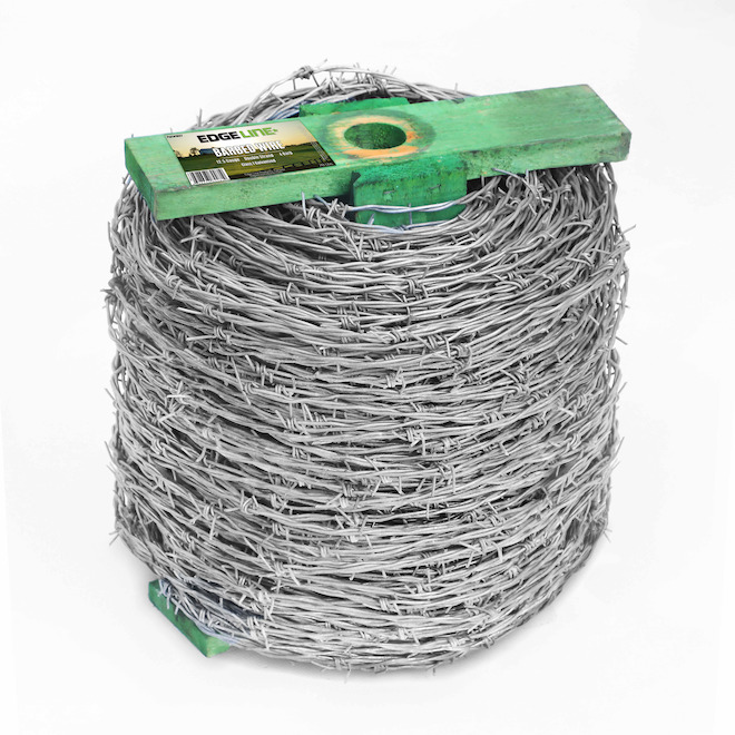 Edge Line 1320-ft Galvanized Steel Barbed Wire 1027 | RONA