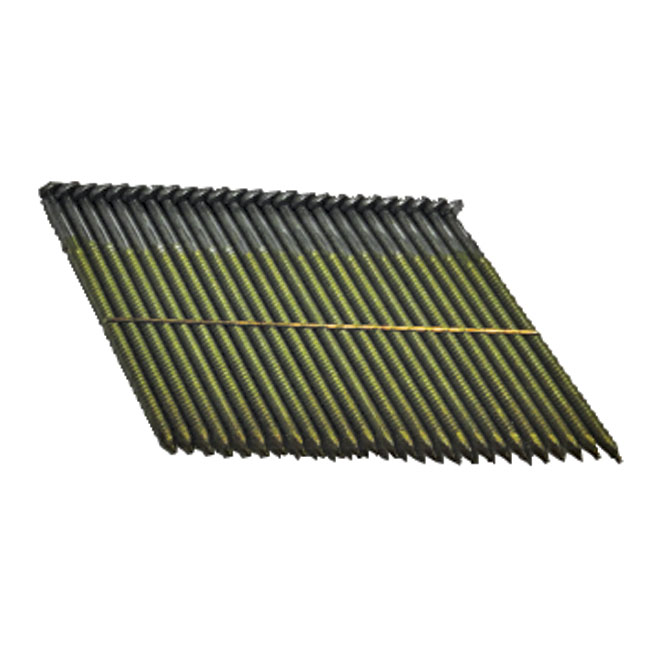Prime Fasteners Wire Strip Framing Nails - Ring Shank - Round Head - 2 ...