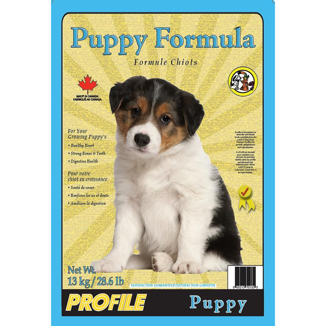PROFILE Dog Food - Puppy Formula - 13 kg 101073 | RONA