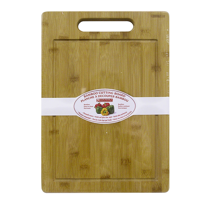 Planche à découper avec poignée, 11" x 16", bambou 076482 | RONA