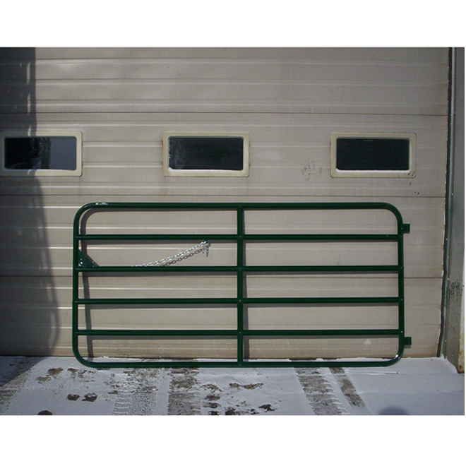 Fence Gate - Diamond Bar - 6 Bars - 14 GA Steel - 48" x 10' L10 | RONA