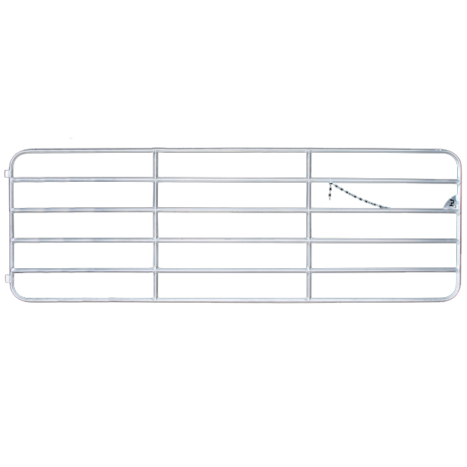 Heavy-Duty Aluminum Gate - Diamond Bar - 6 Bars - 48" x 12' 6AG12 | RONA