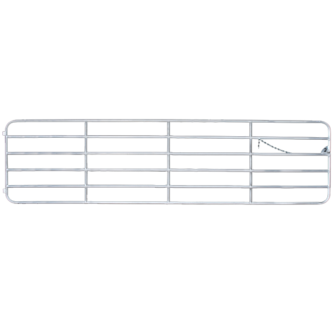 Heavy-Duty Aluminum Gate - Diamond Bar - 6 Bars - 48" x 16' 6AG16 | RONA