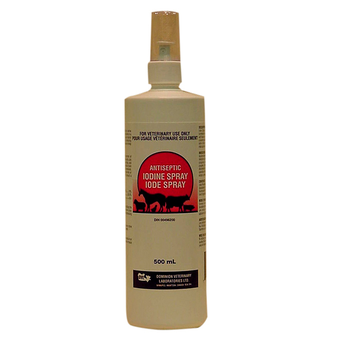 DVL Iodine Antiseptic Spray - 500 mL 10L-ISPRA | RONA