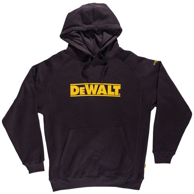 DEWALT Black Cotton Fleece Men Hooded Sweater / Extra Large A2203-XL | RONA