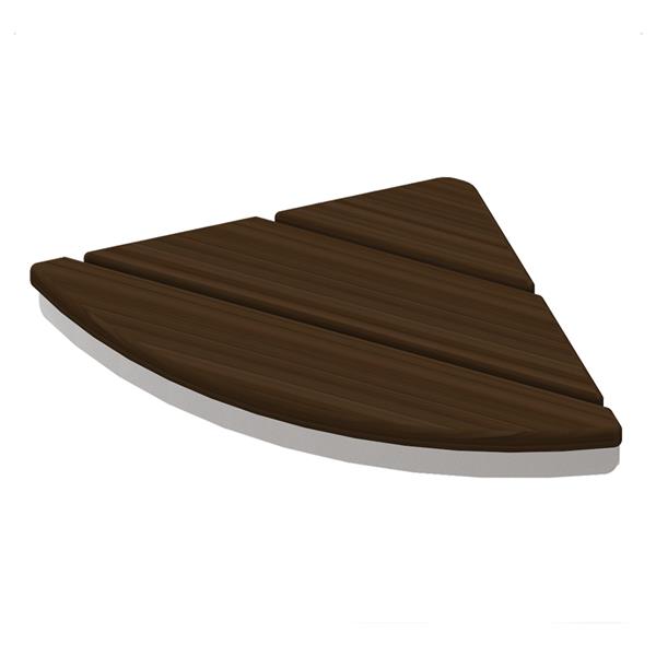 INVISIA Corner Seat Brushed Nickel Walnut | RONA