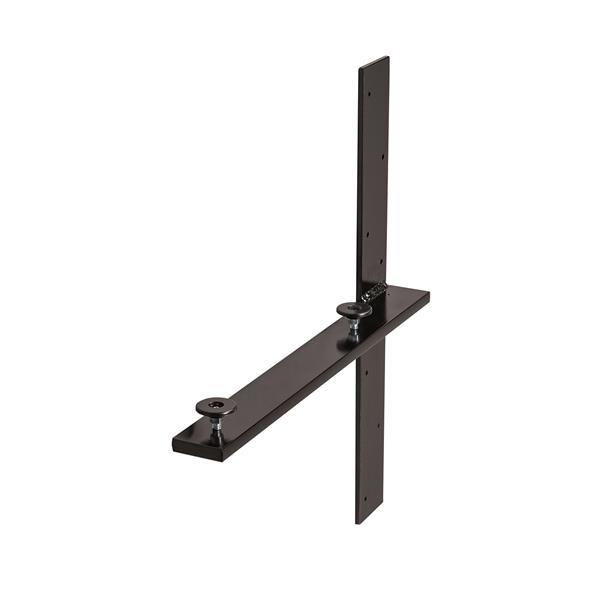 Unik Stone Wall Support - 19-in - Black BRK-002 | RONA